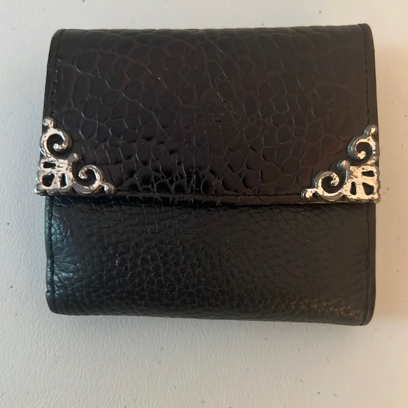 Brighton | Bags | Small Black Leather Brighton Wallet | Poshmark